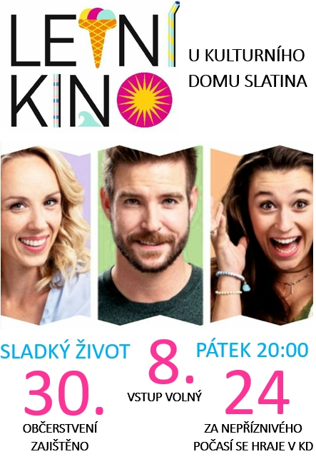 LETNÍ KINO | Obec Slatina, okres Nový Jičín, Moravskoslezský kraj